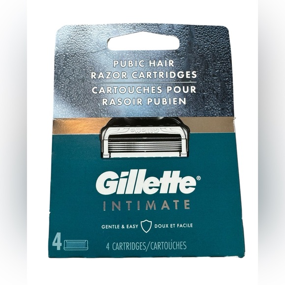 gillette | Grooming | Gillette Intimate Pubic Hair Razor Cartridges 4 ...